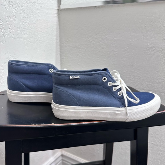 Vans | Shoes | Vans Mid Tops Ultracush Custom Two Toned Blue M 65 W 8 ...